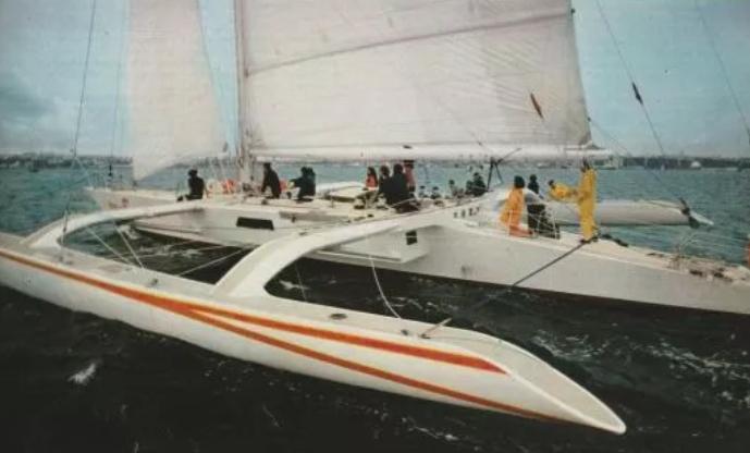 The modern trimaran was invented by Derek Kelsall, a notable naval ...